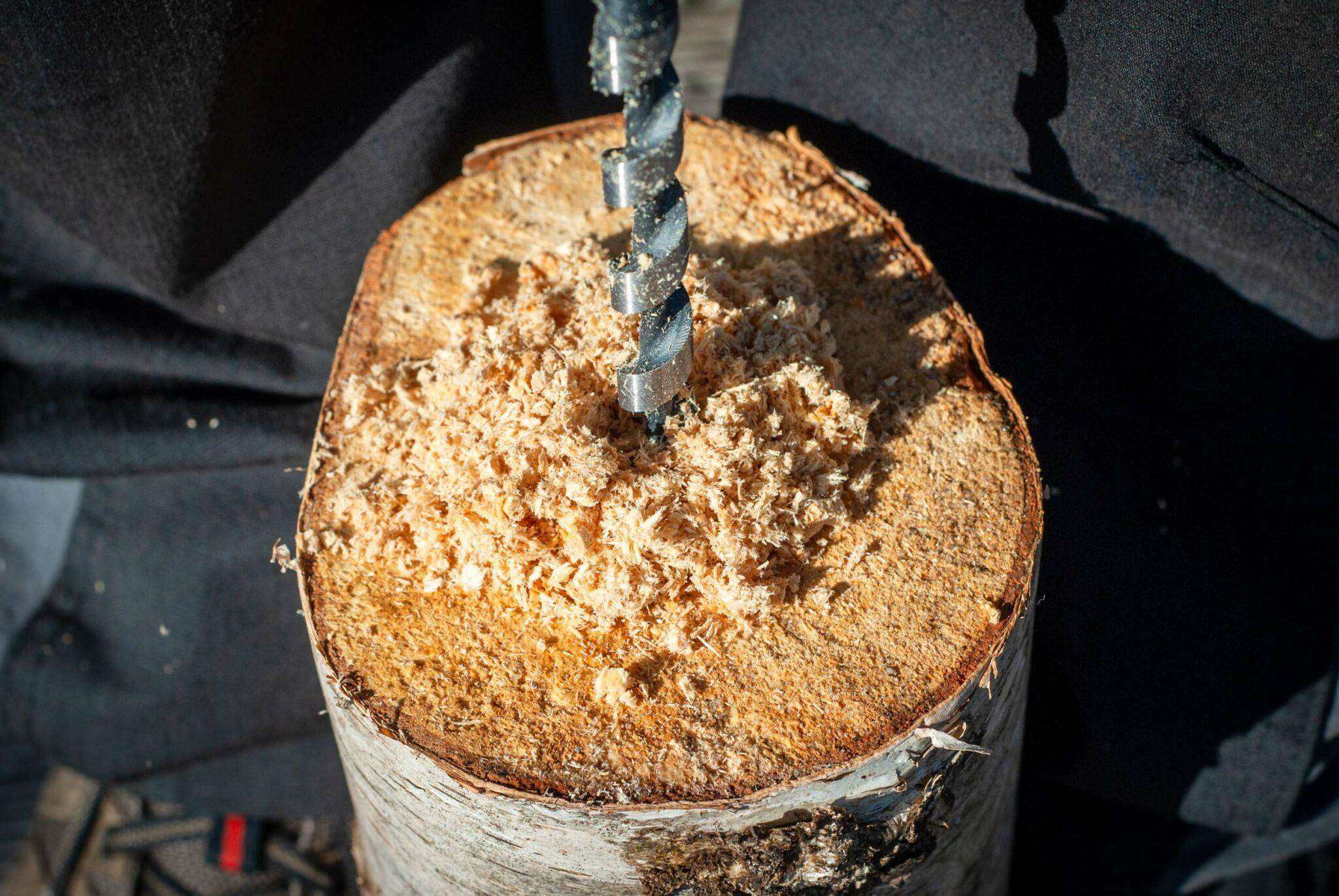 Schwedenfeuer Selber Machen Bohren